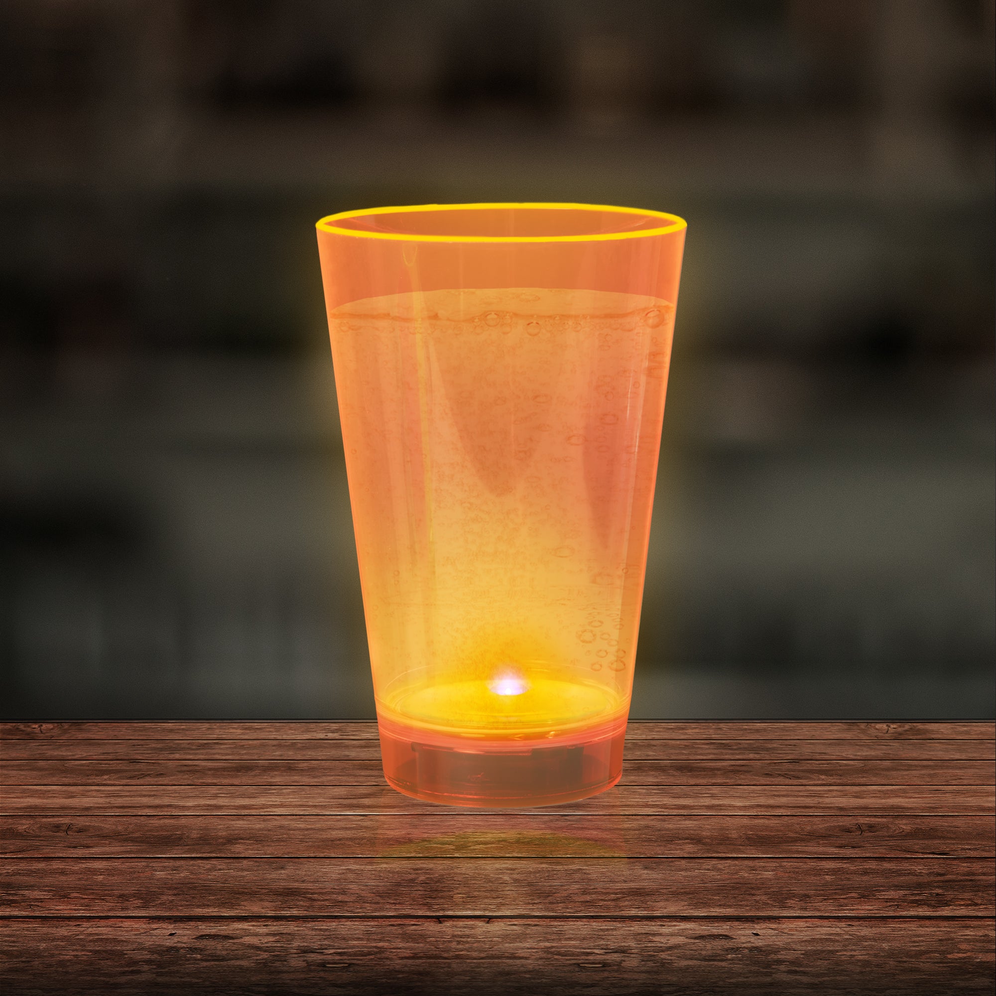 Neon Orange LED 12 oz Cup – Night Flyer Golf